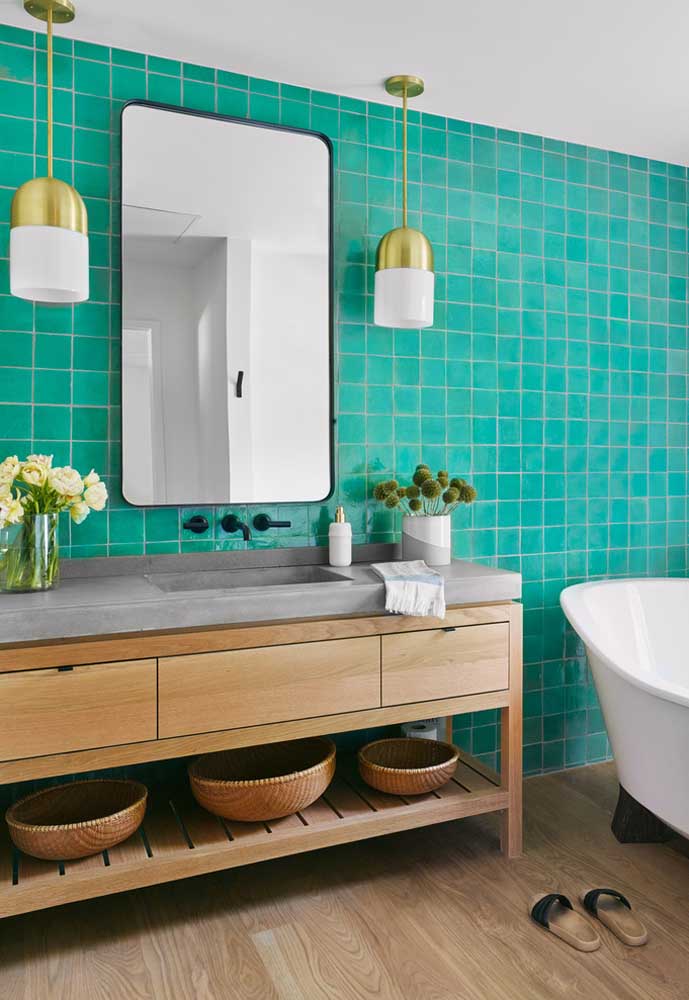 Azul turquesa: veja como usar a cor na decoração com fotos – Vitoria Dias